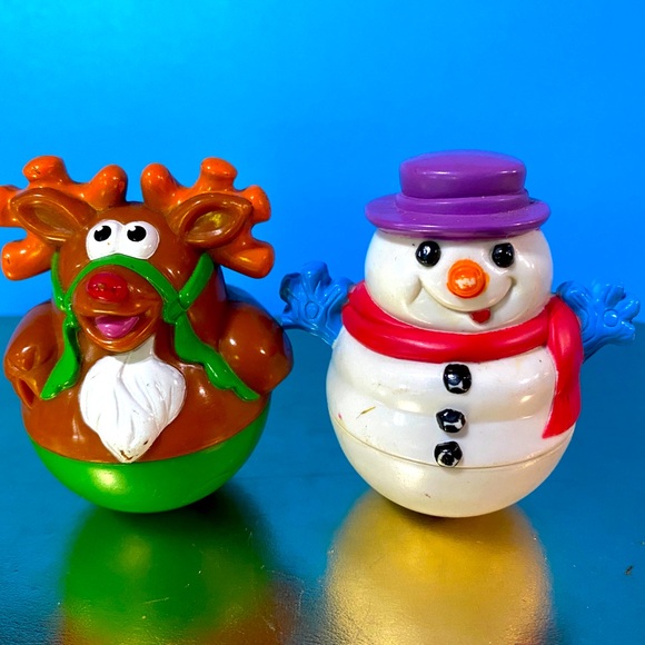 Playskool | Toys | Playskool Vtg 205 Weeble Wobbles Wandy Snowman ...